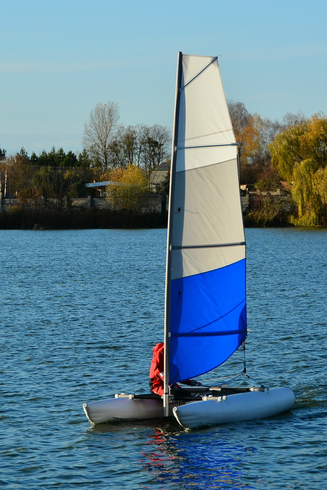 Inflatable sailing catamaran Ducky11 - Inflatable Sailing Ducky Catamarans